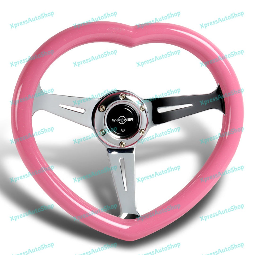 JDM Heart Shaped Racing Steering Wheel Universal Car ABS Steer - Etsy