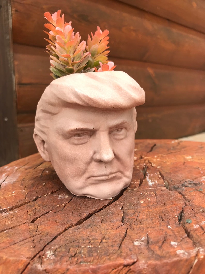 Trump Cement Pot - Etsy