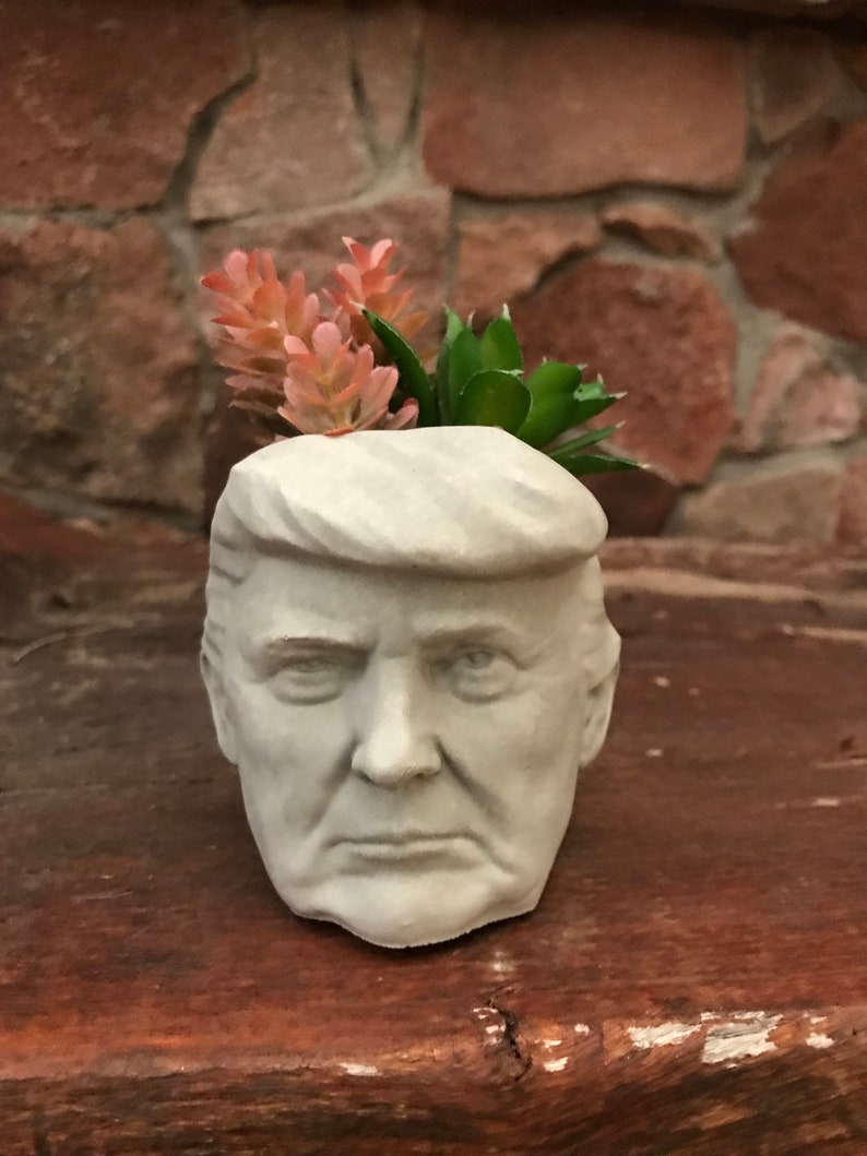 Trump Cement Pot - Etsy