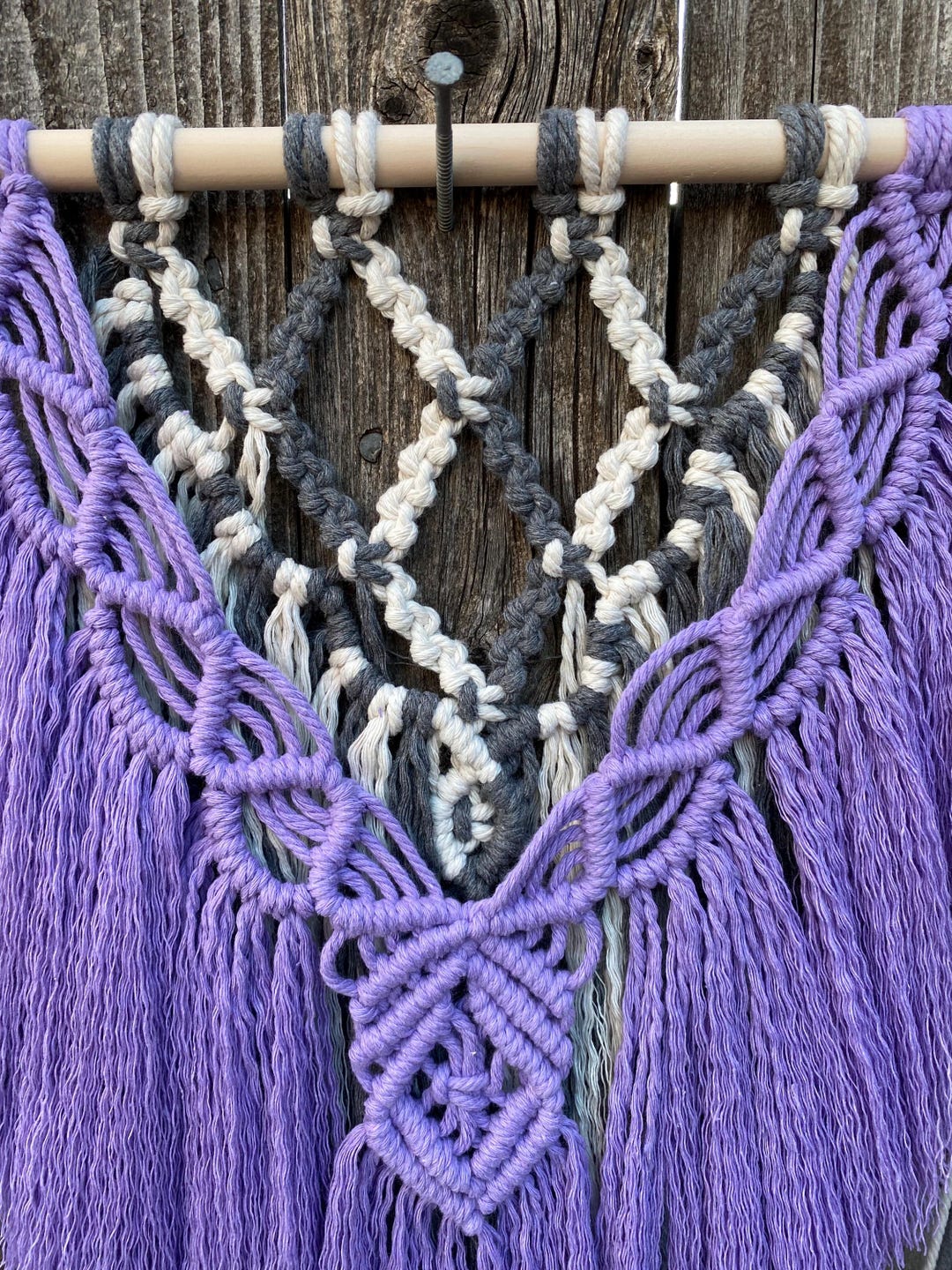 Beautiful Layered Macrame Shelf - Etsy