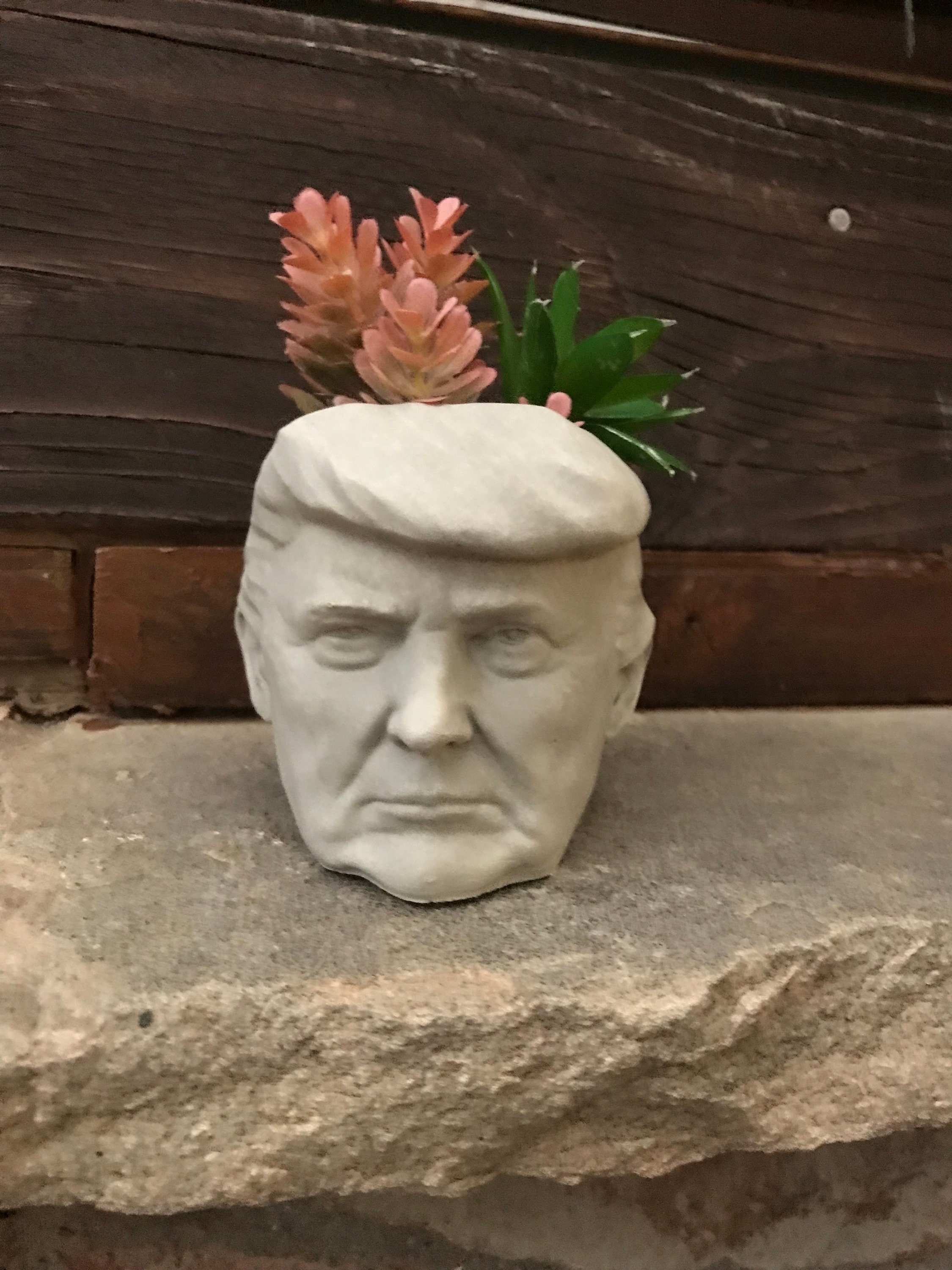 Trump Cement Pot - Etsy
