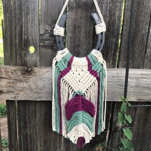 Amaing Handmade Macrame Horseshoe - Etsy