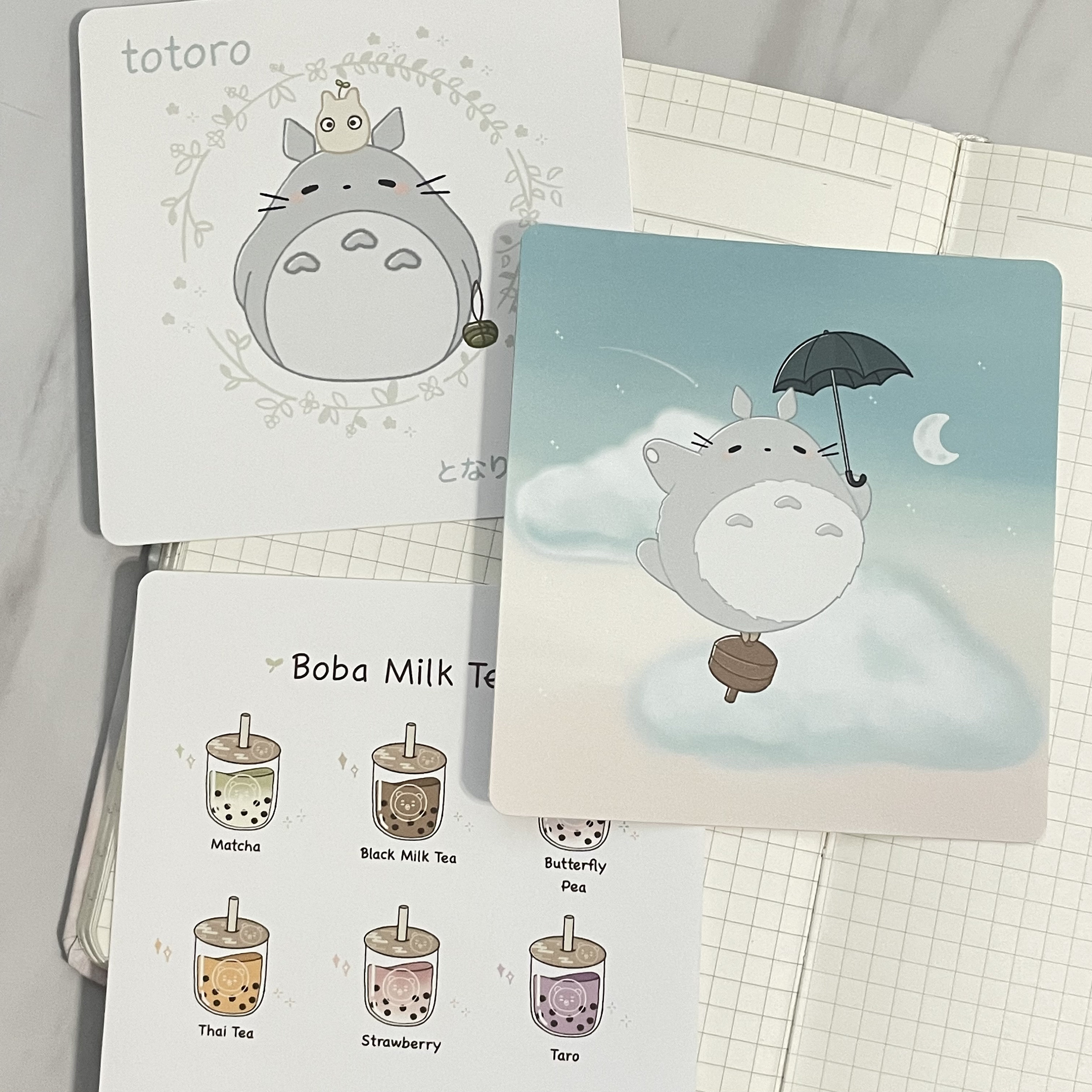 Kawaii Art Prints Cute Art Prints 4 X4 Art Print Pastel - Etsy