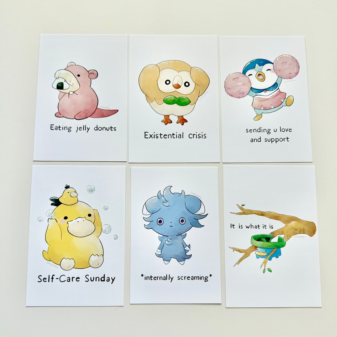 Kawaii Art Prints | Cute Art Prints | 6 X 4 Art Print | Character Art ...