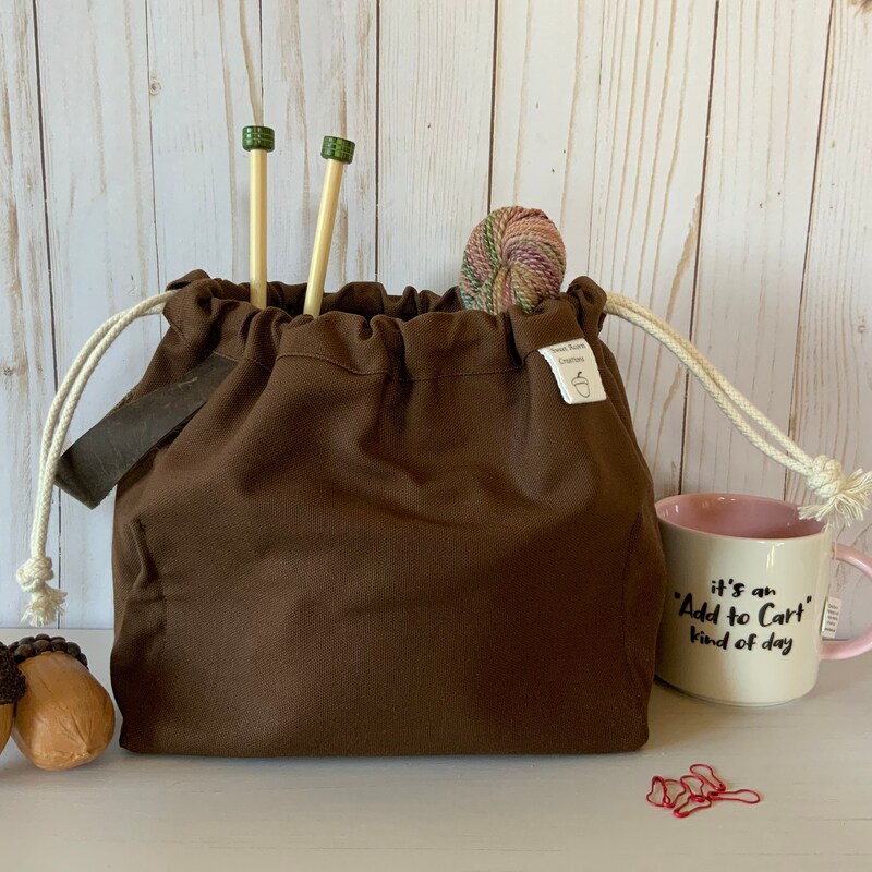 Knitting Project Bag - Etsy