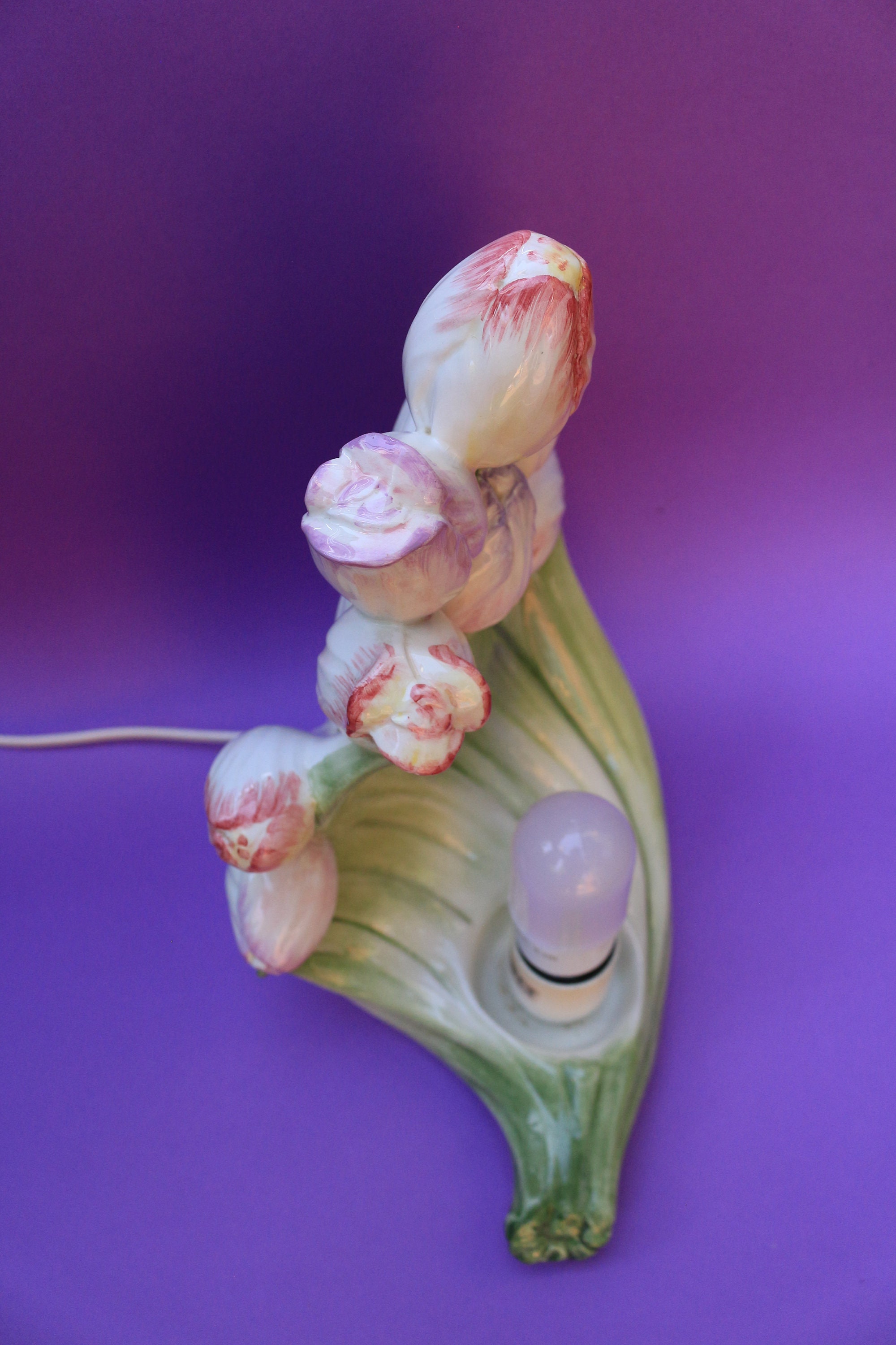 Ceramic Tulip Lamp - Etsy