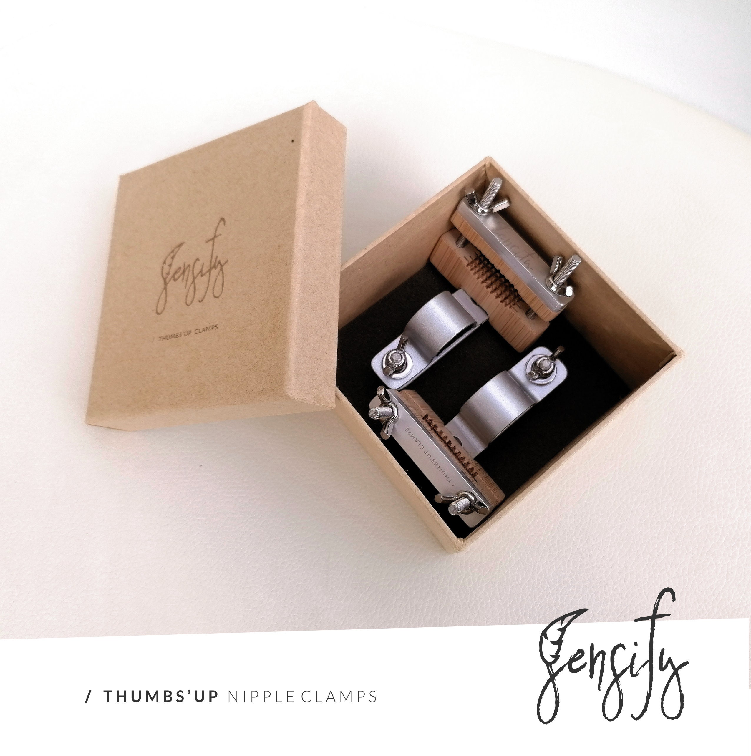 THUMBS'UP Nipple Clamps by Sensify / BDSM / Restraints / Hand Made - Etsy