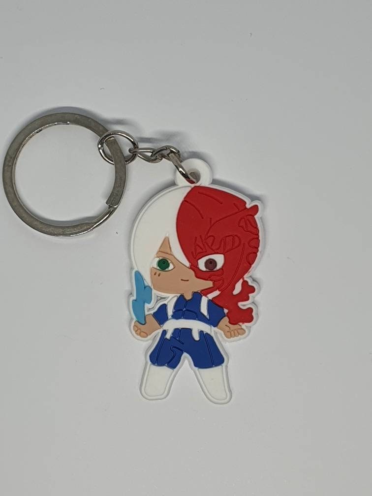 My Hero Academia Shoto Todoroki Keyring Keychain Bagtag 96 - Etsy Australia