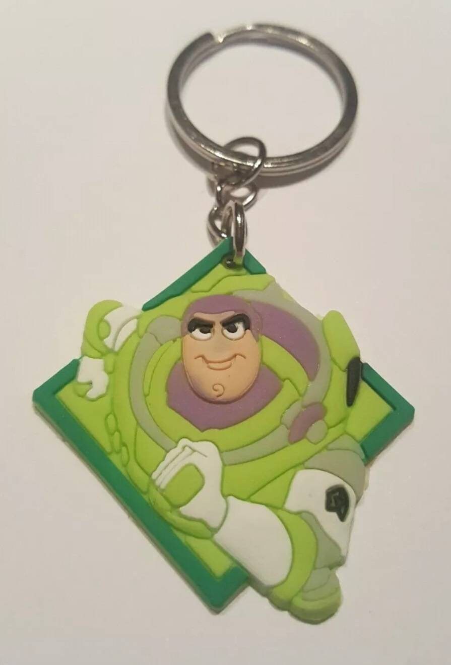 Buzz Lightyear Toy Story Disney Pixar Movie Keychain Keyring Bagtag ...