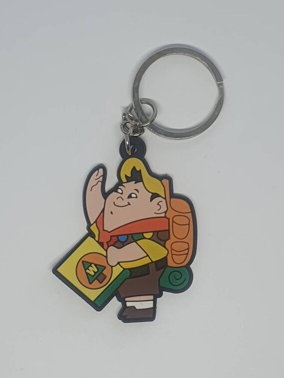 Russel Boy Scout From up Disney Movie Keychain Keyring Bagtag - Etsy ...