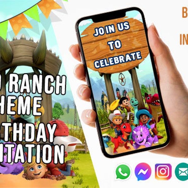 Dino Ranch Birthday Party - Etsy
