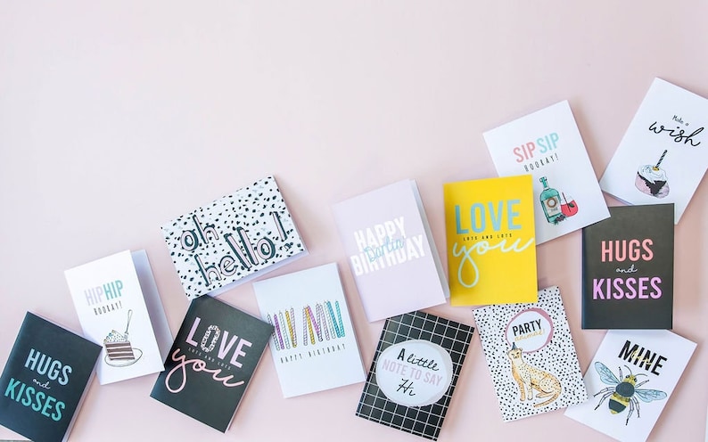 A Title Note to Say Hi Greeting Card - Etsy