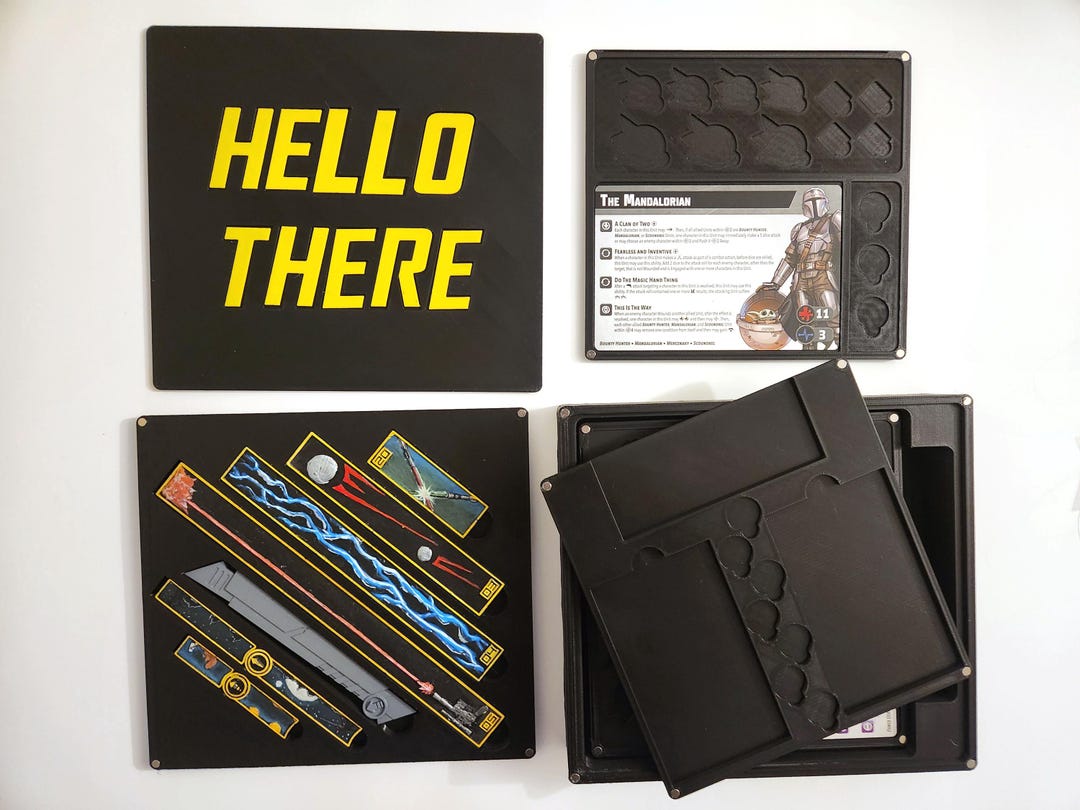 Shatterpoint Unit Card Trays and Case 3d Printed - Etsy