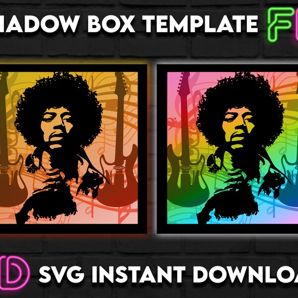 Jimi Hendrix Svg - Etsy