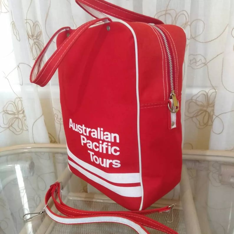 70s Australian Pacific Cruise Bag - Etsy