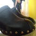 80s Does 70s by 'mollini' Leather Clogs - Etsy