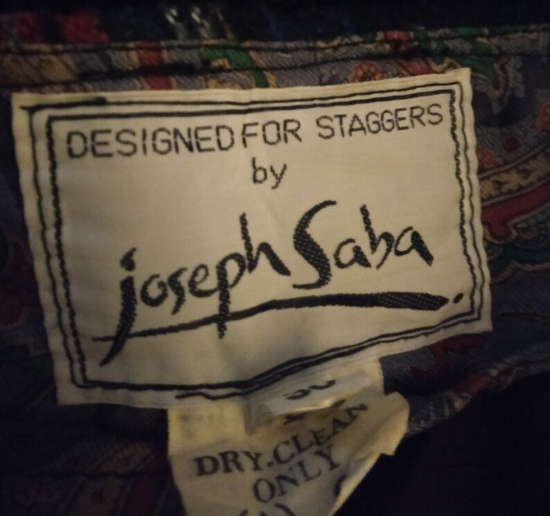 70s 'staggers' High Waisted Plaid Pants by Joseph Saba - Etsy