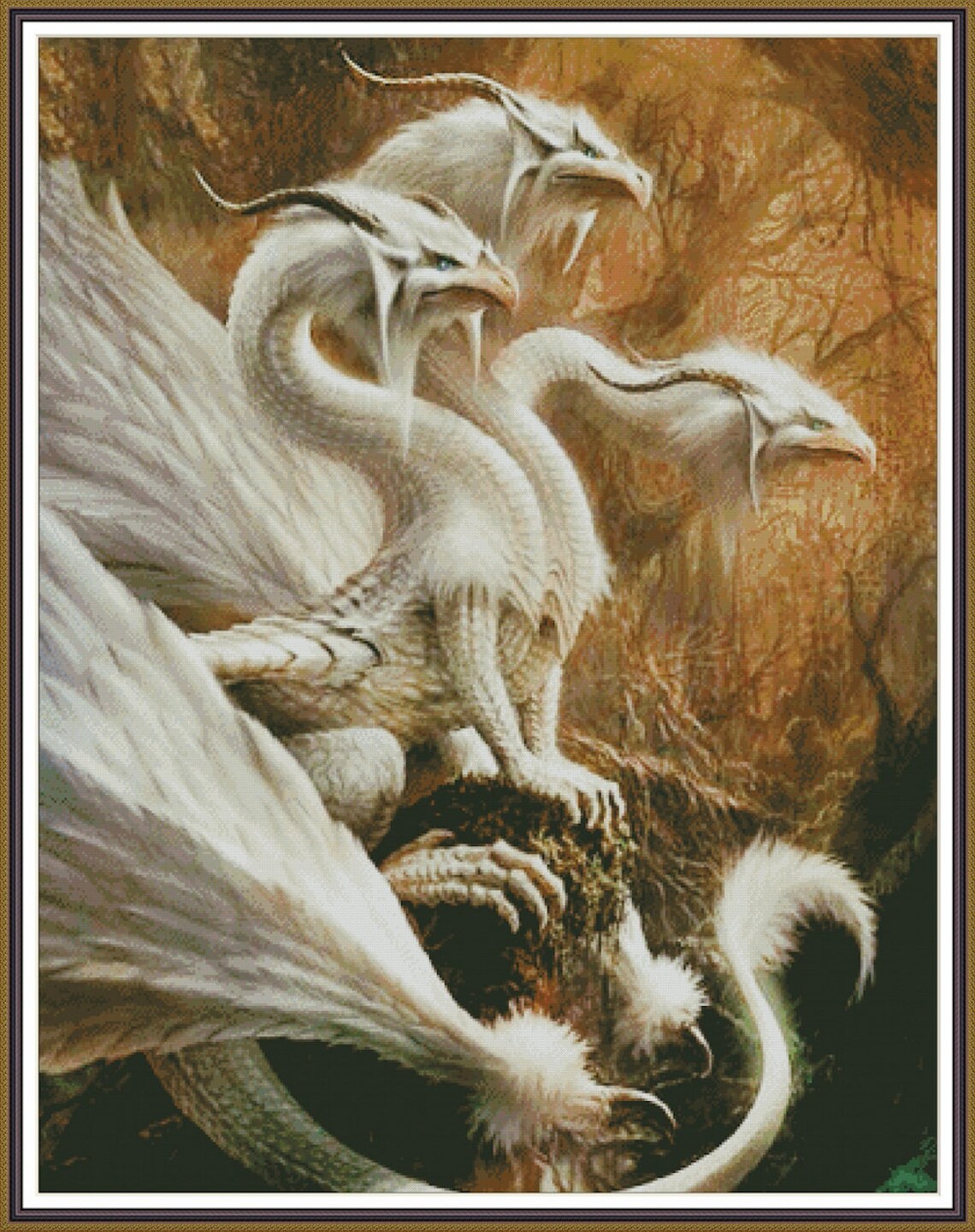 White Dragon Angel Mermaid Sea Witch Sun Glare on the Sea Maldives ...