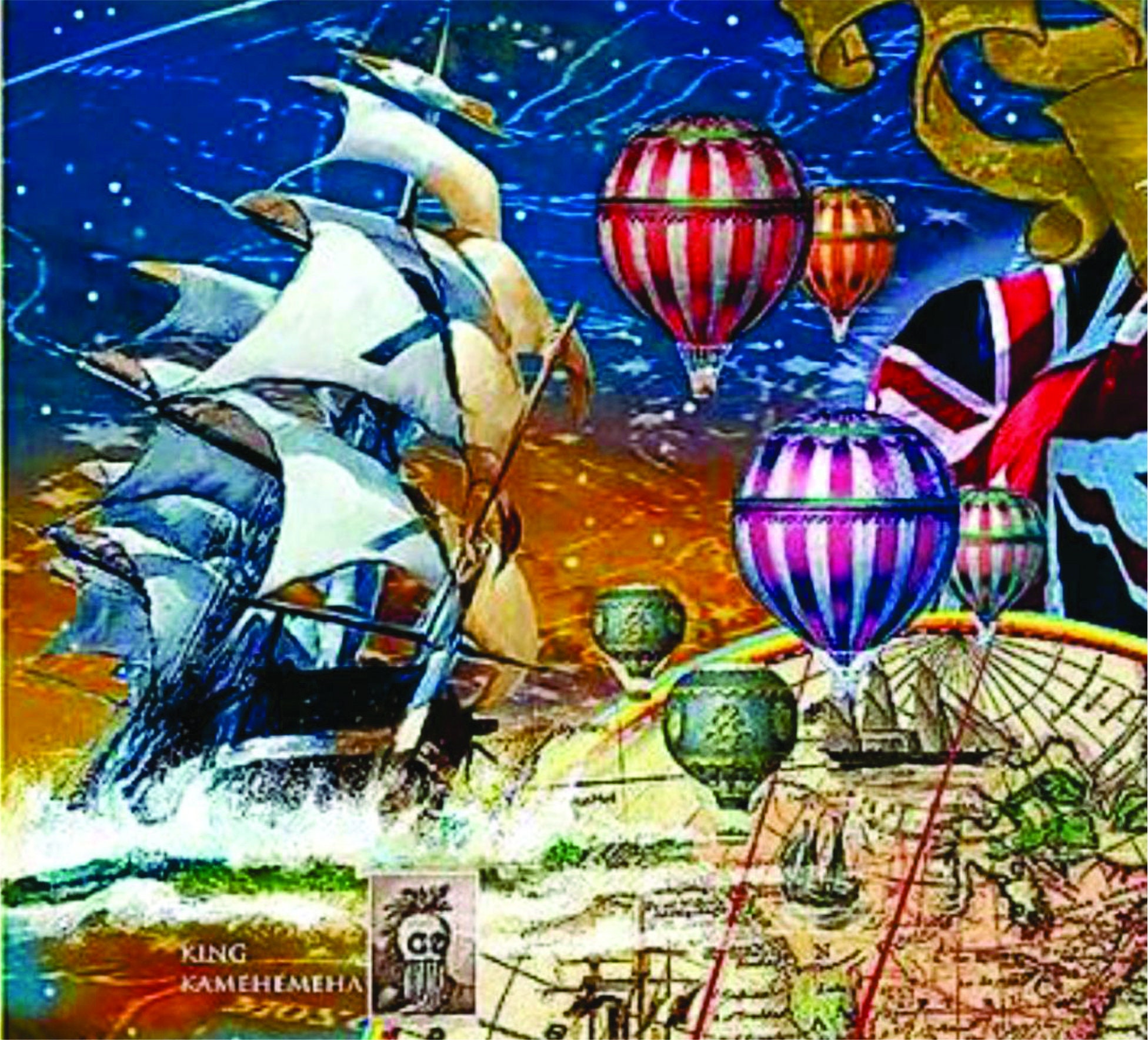 Great Explorers World Map Chart Counted Cross Stitch Pattern Needlework ...