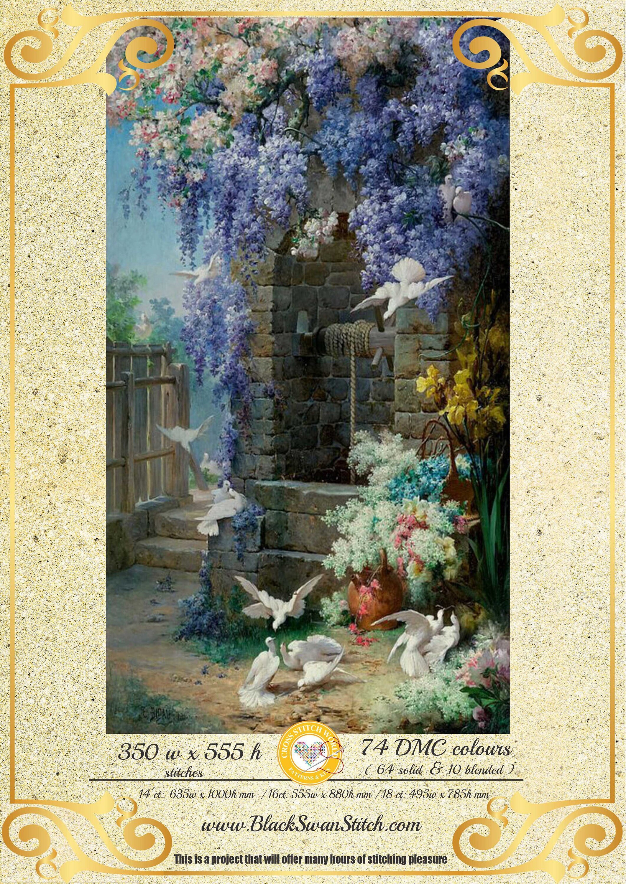 The Spring - Chart Counted Cross Stitch Pattern Needlework PDF - Etsy