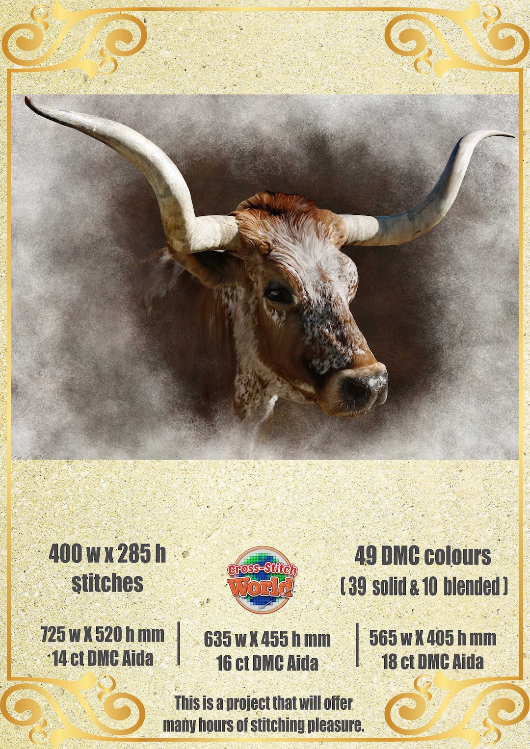 Red Bull - Chart Counted Cross Stitch Pattern Needlework PDF - Etsy