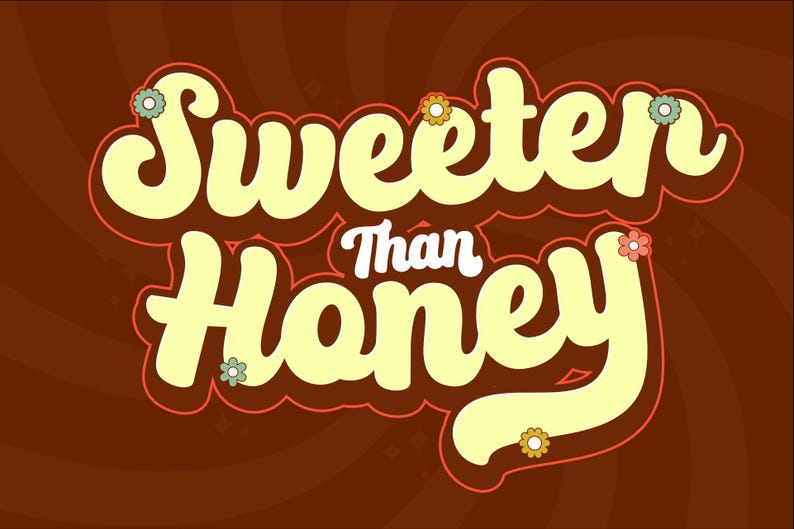 Funkly Bold Retro Font , Procreate Font, Cricut Fonts, Fonts for ...