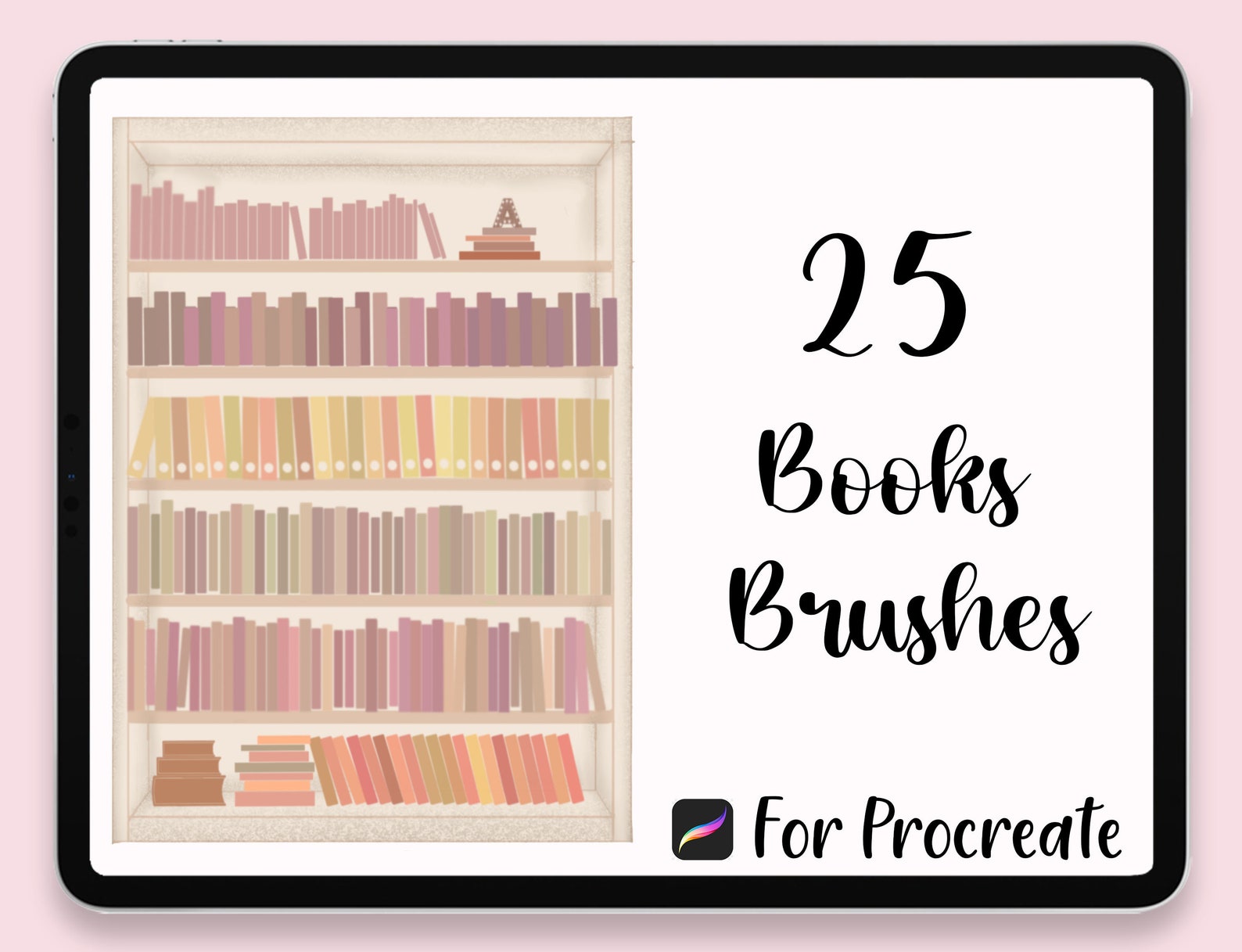 25 Procreate Books Brushes, Procreate Books Stamp, Procreate Books ...