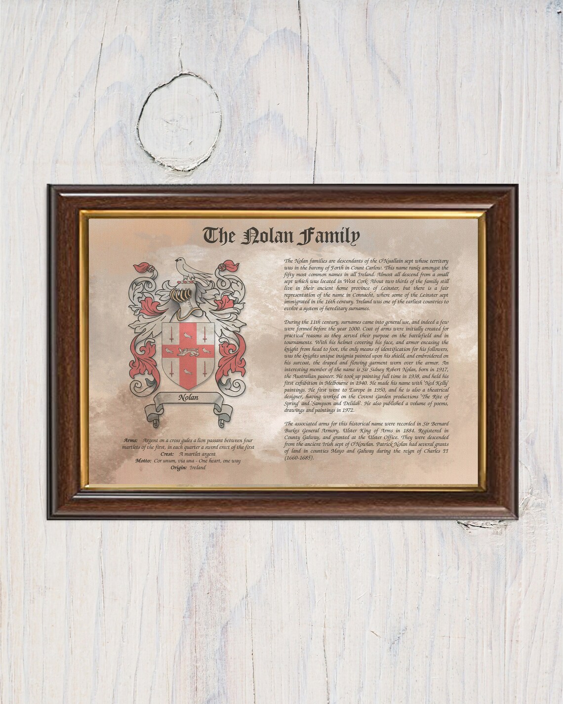 Surname History With Family Crest, Heraldry, Genealogy, Family Name ...