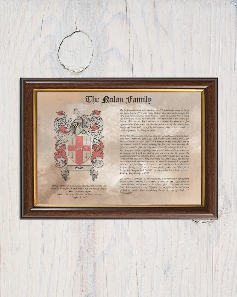 Surname History With Family Crest, Heraldry, Genealogy, Family Name ...