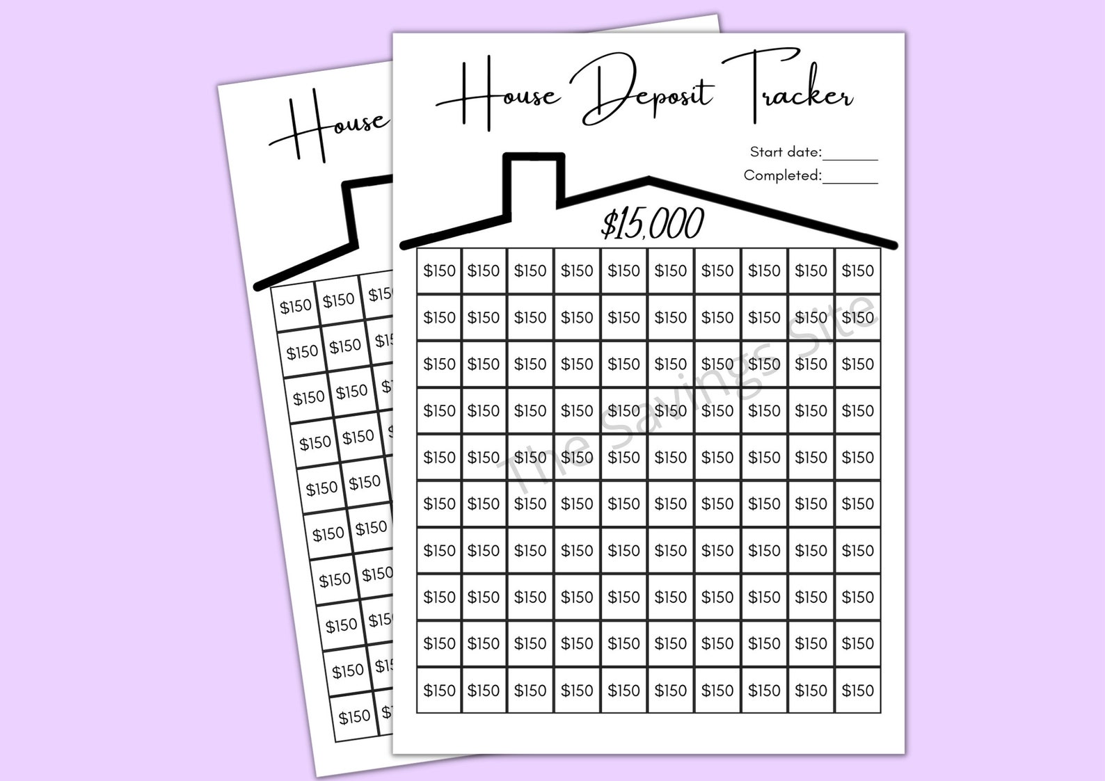 15K House Deposit Tracker 15000 Dollar Home Down Payment - Etsy Australia