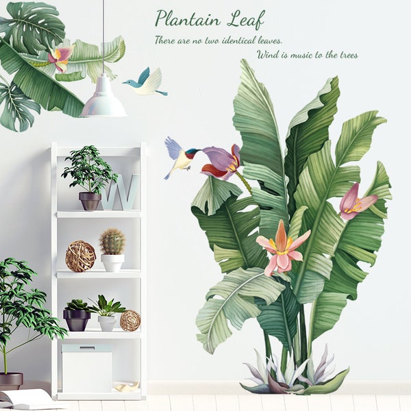 Plant Wall Decals - Etsy