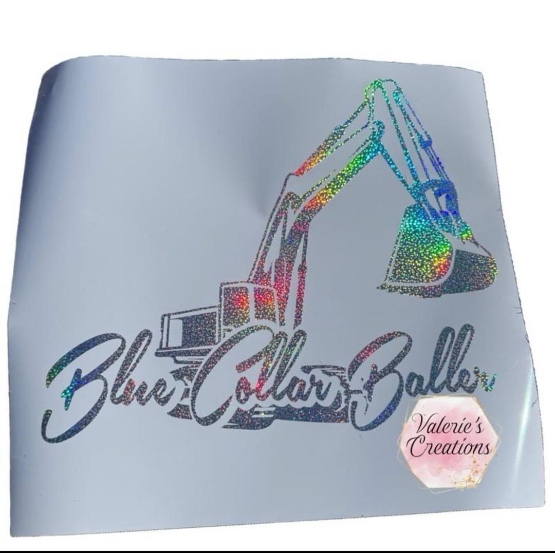 Blue Collar Baller 10x10 Decal - Etsy