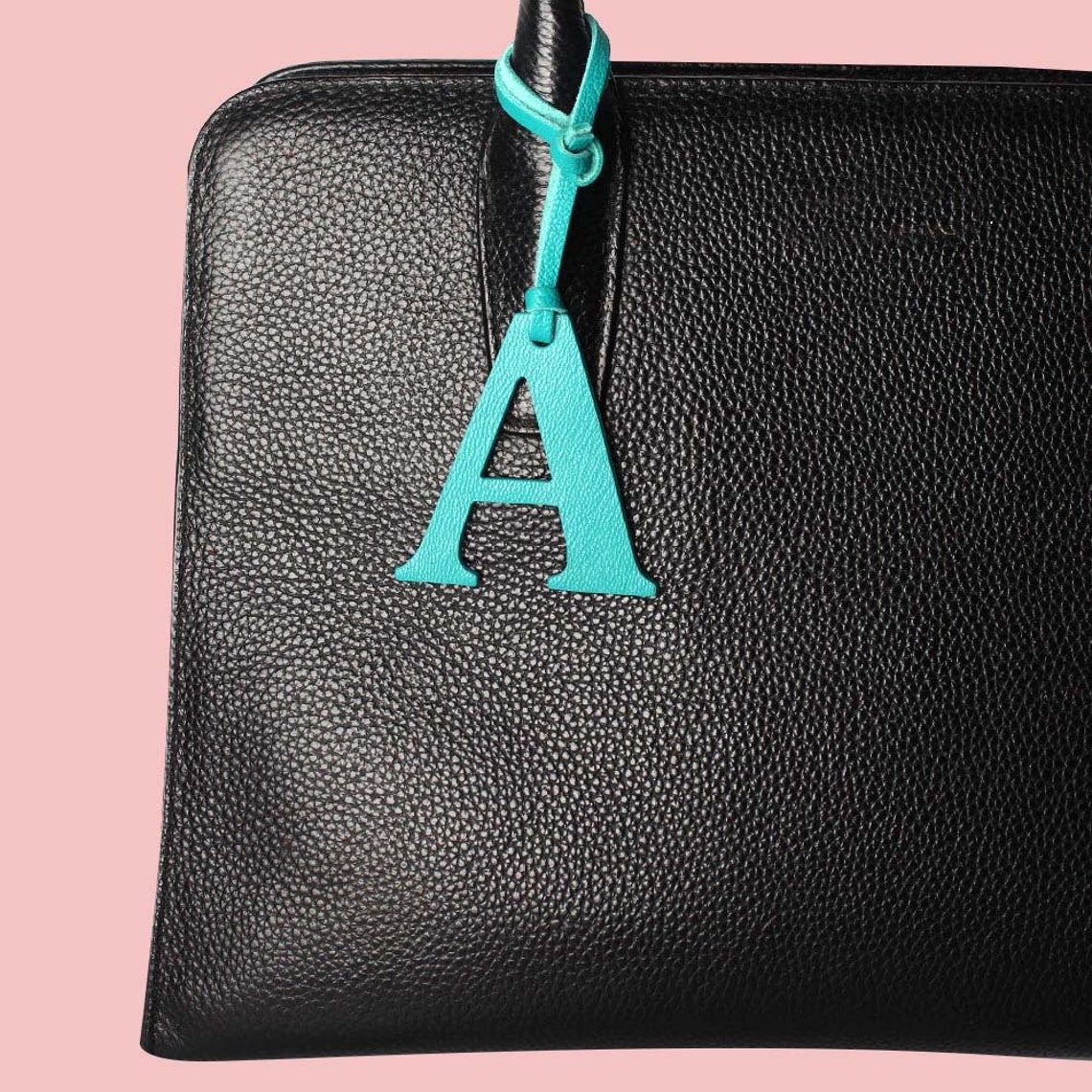 Leather Letter / Alphabet Bag Charm Handbag Accessories - Etsy