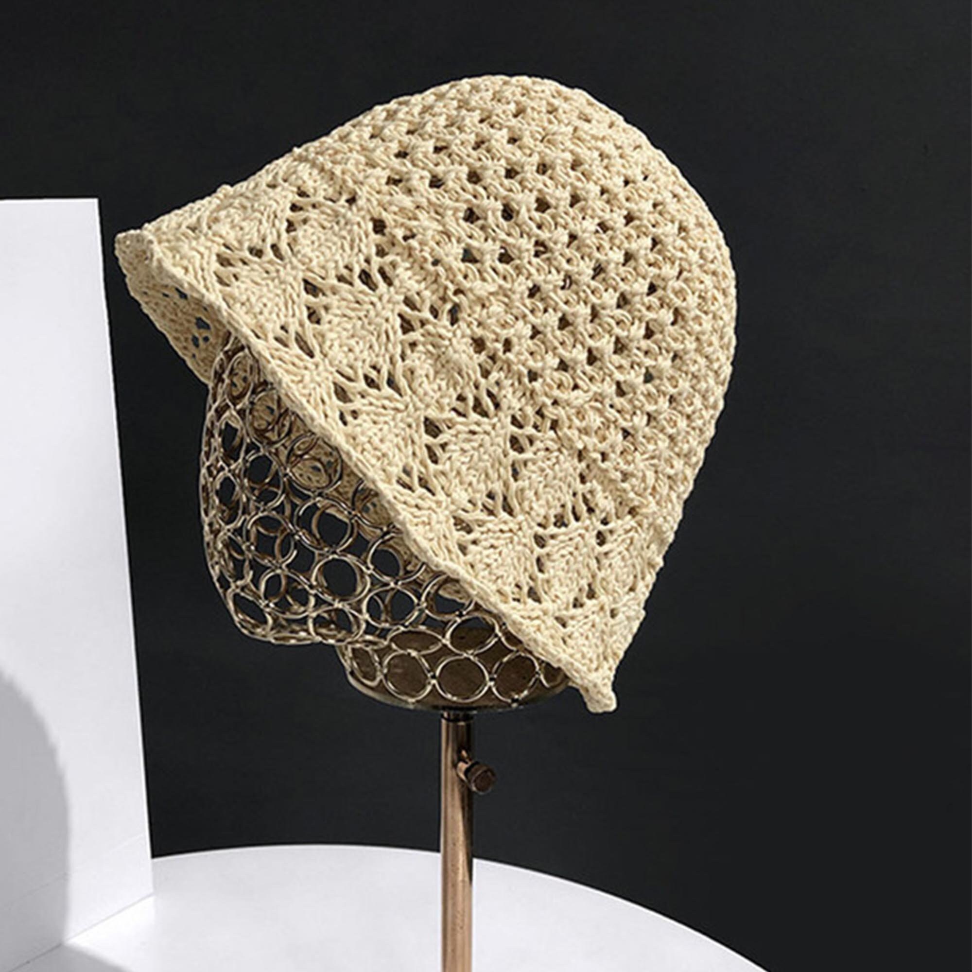 Vintage Style, Handmade Knitted Bucket Hat Limited Quantity Causal ...