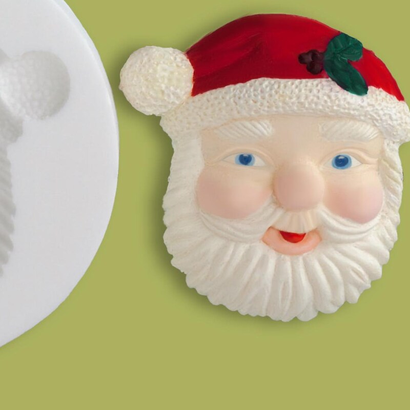 Santa Face Mold - Etsy