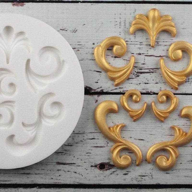 Scroll Mold - Etsy