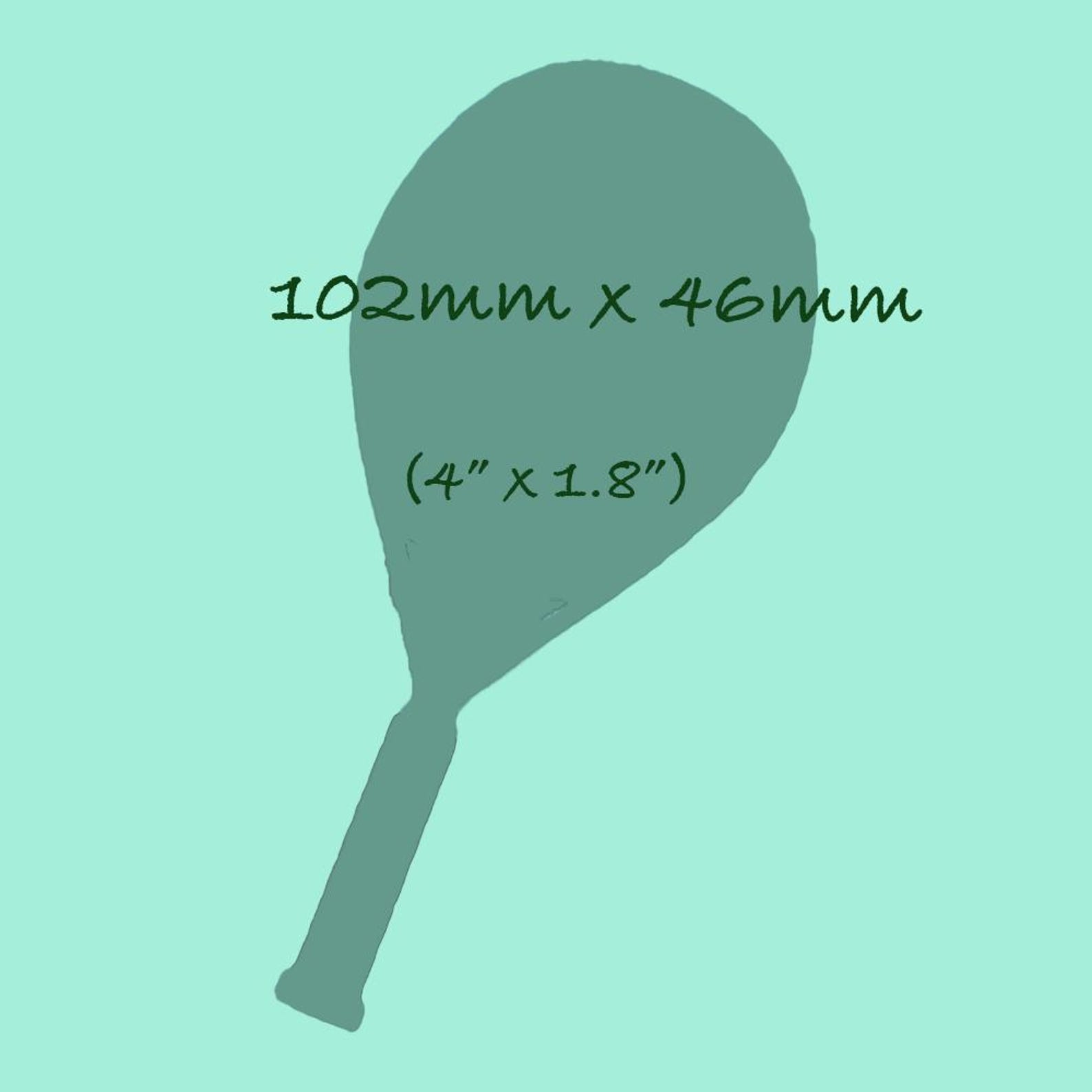 4" Large Tennis Racquet Silicone Craft Mould Food Safe for Cake Toppers ...