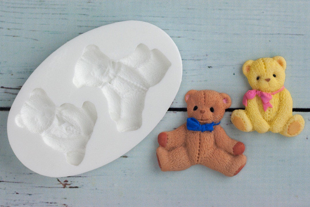 Teddy Bear Baby Teddies Baby Shower Silicone Craft Mould - Etsy