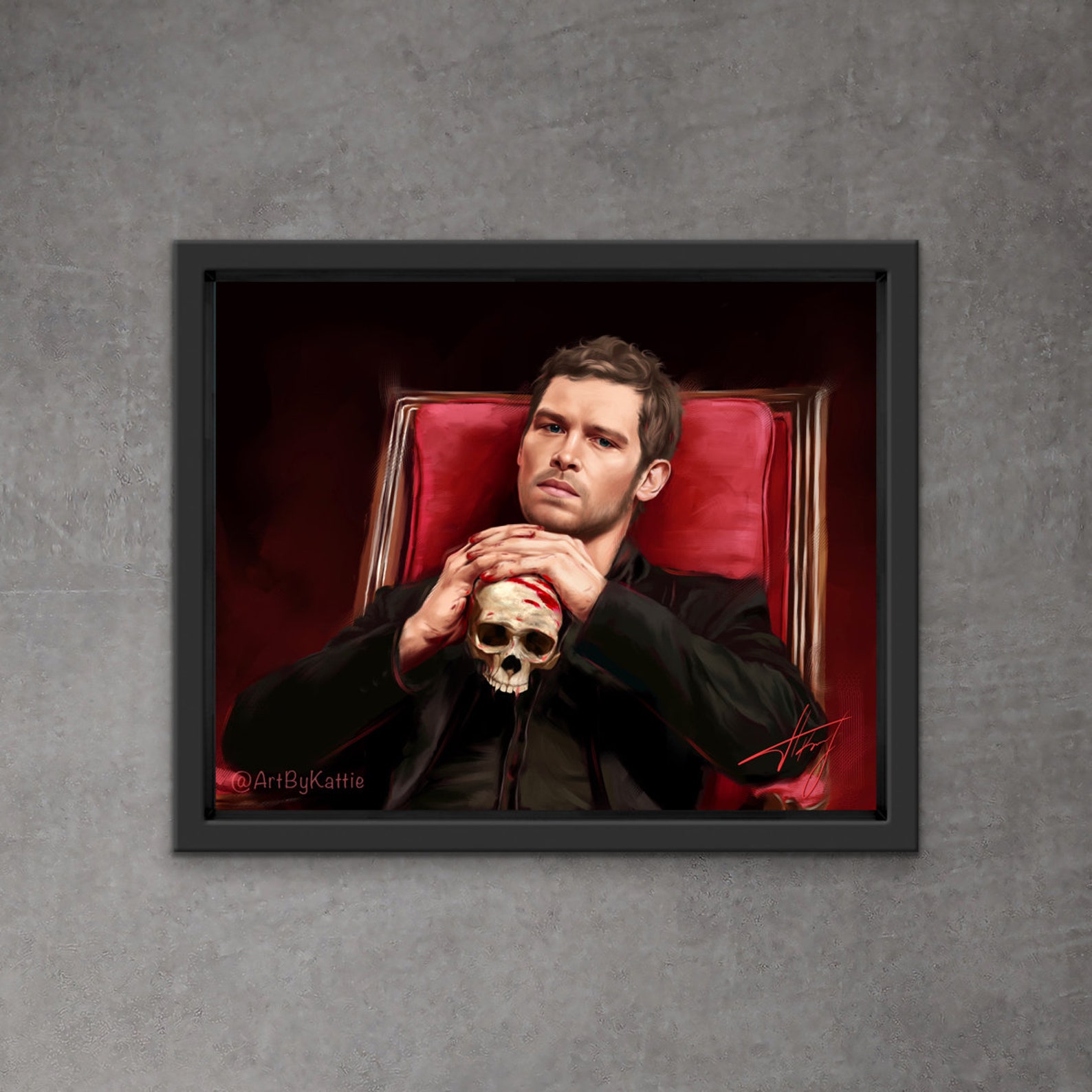 Klaus Mikaelson, Printable Wall Art, Digital Art, the Vampire Diaries ...