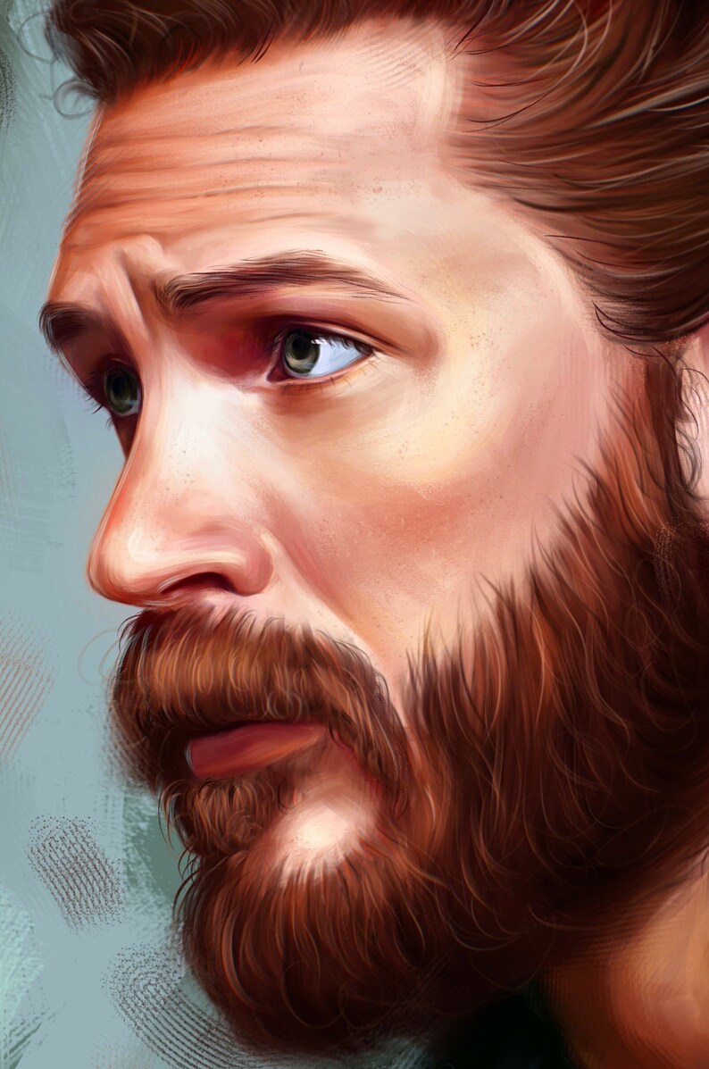Tom Hardy, Portrait of an Actor, Printable Wall Art, Digital Art ...