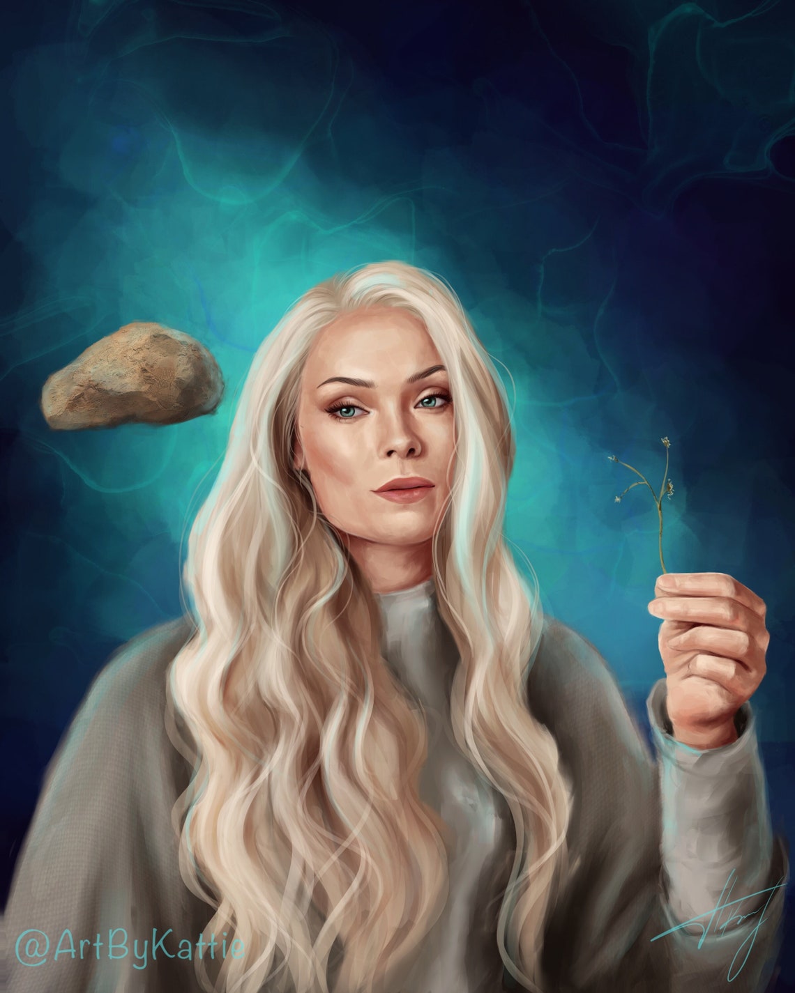 Tissaia De Vries, Fantasy Art, Celebrity Painting, Digital Art, Instant ...