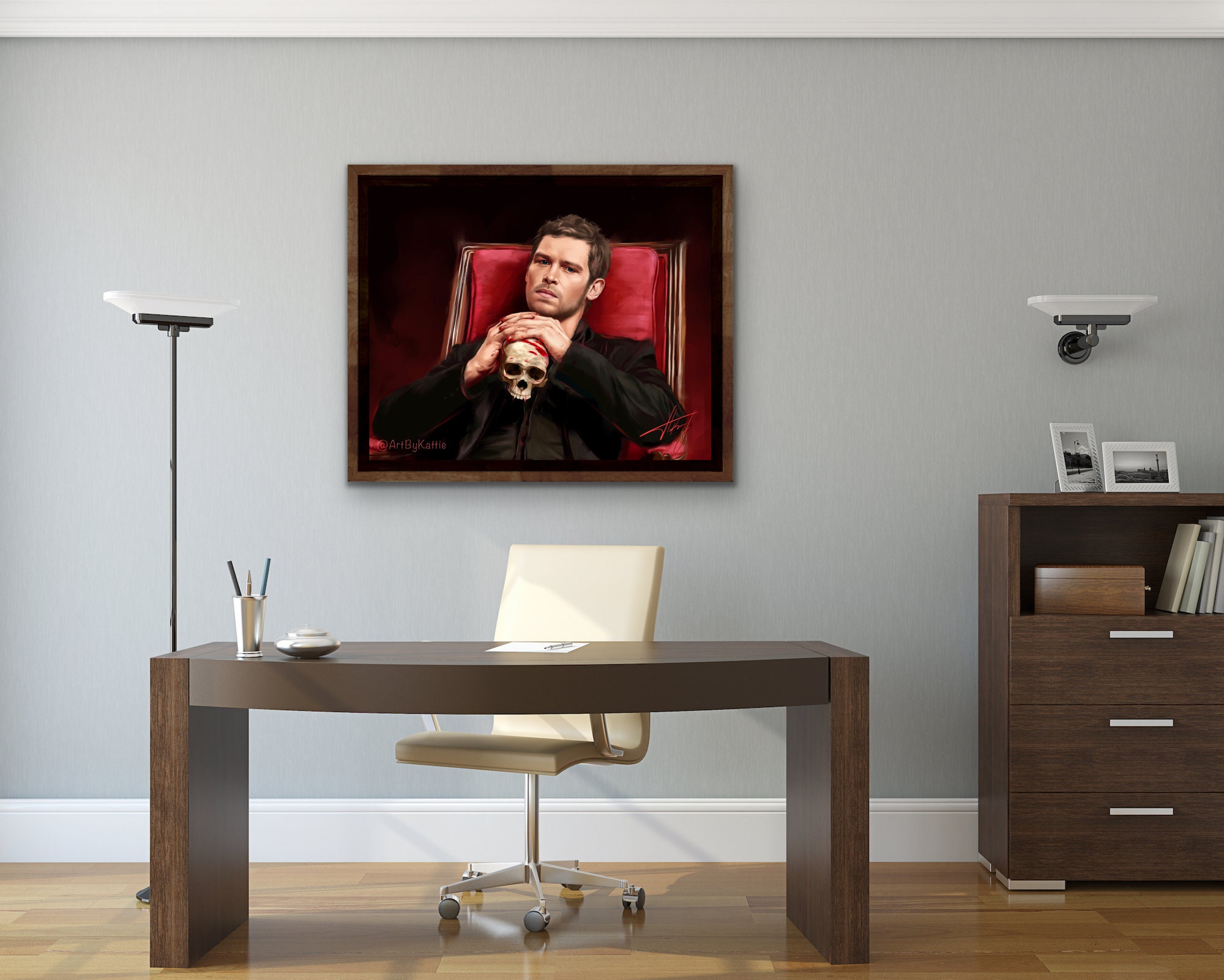 Klaus Mikaelson, Printable Wall Art, Digital Art, the Vampire Diaries ...
