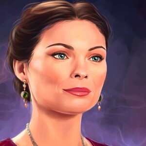 Tissaia De Vries the Witcher Celebrity Painting Digital - Etsy