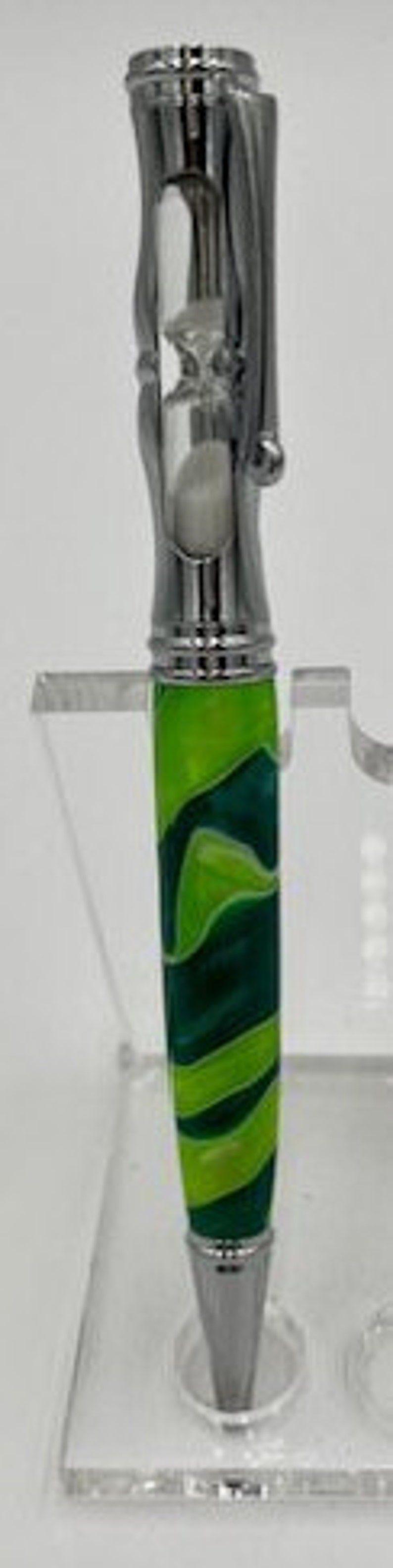 Hourglass Twist Pen, Hourglass Pen, Lathe Turned Pen, Acrylic Turned ...