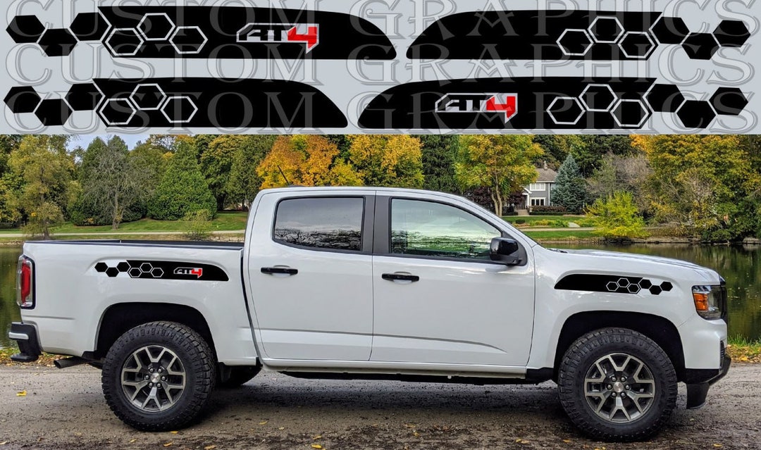 GMC Canyon Vinyl Decal Stickers: Honey Line Design - Etsy