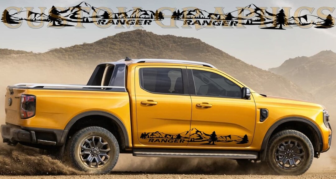 Ranger Mountain Vinyl Decals: Truck Car Stickers - Complete Set - Etsy