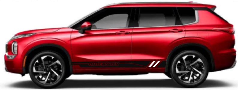 2 Colors Style Design Decal Sticker Vinyl Compatible With Outlander ...