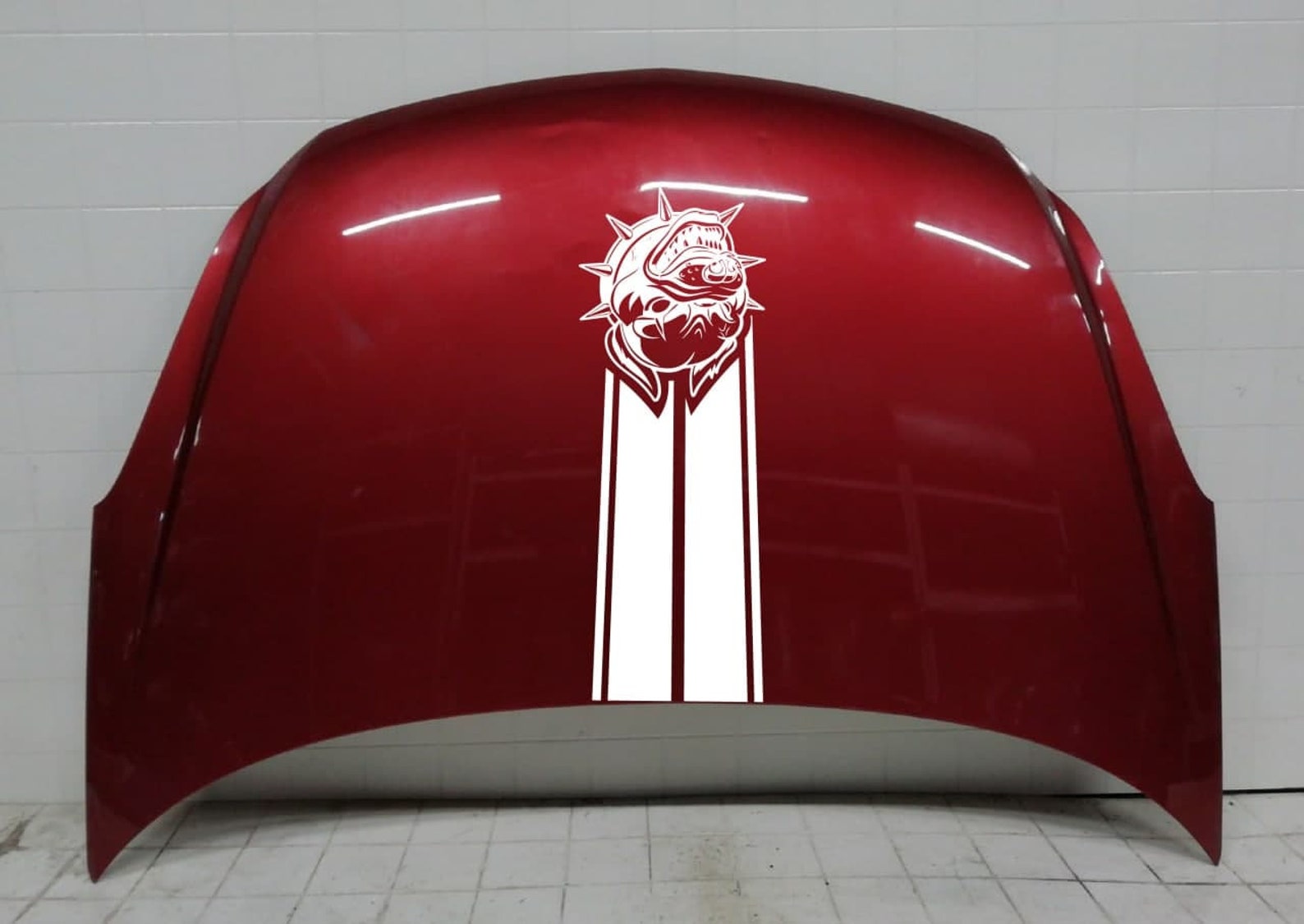 Universal Hood Sticker Dog Design Hood Line Decal All Models - Etsy