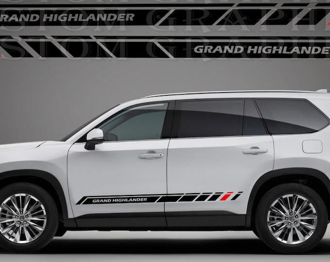 Grand Highlander Vinyl Decal Stickers: Auto Body Graphics - Etsy