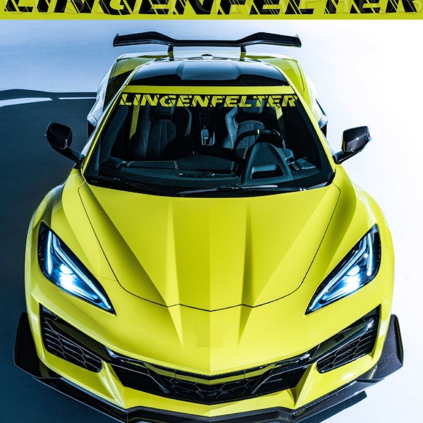 Corvette Window Sticker - Etsy